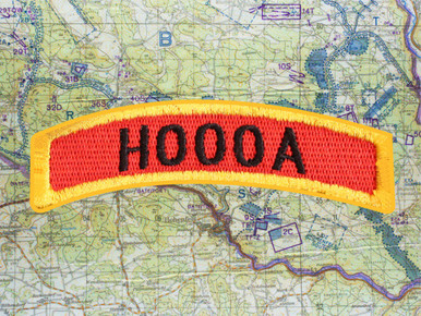 Hoooa Red Gold Tab Patch