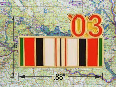 Enduring Freedom Ribbon 03 Cap Pin K9