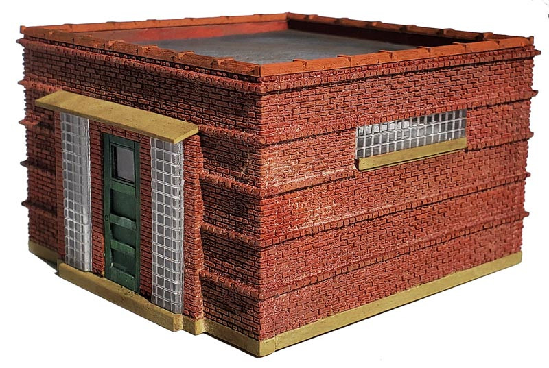 HO Scale - Brick Utility Building