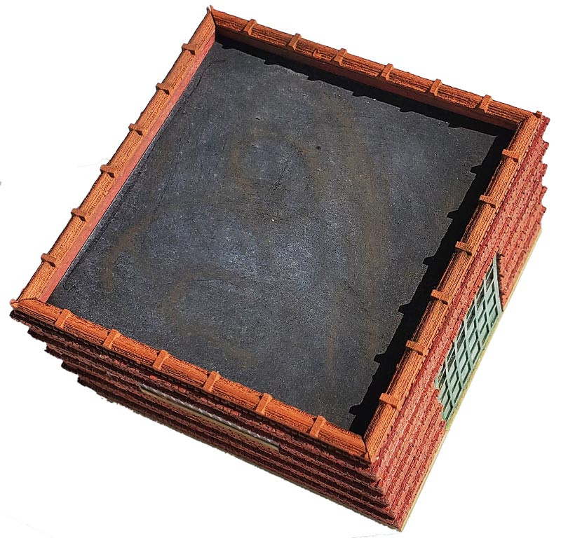 HO Scale - Brick Utility Building