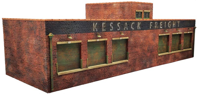 HO Scale - The Brick Freight House Kit
