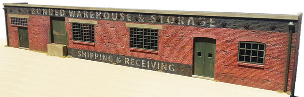 HO Scale - Bonded Warehouse & Storage Background Flat Kit