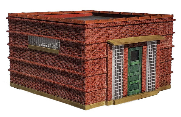 HO Scale - Brick Utility Building