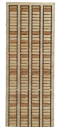 HO Scale - Brick Coping 1/8 Wide