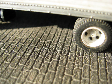 HO Scale - Cobblestone (Sett) Interlocking Sheets - 2 pk