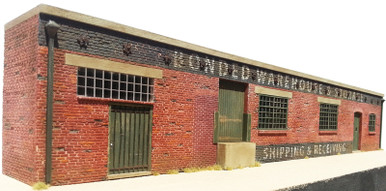 HO Scale - Bonded Warehouse & Storage Background Flat Kit