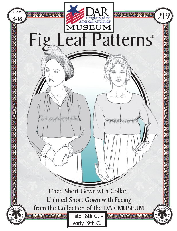 18th-19th Century Short Gown Patterns - DAR Shopping