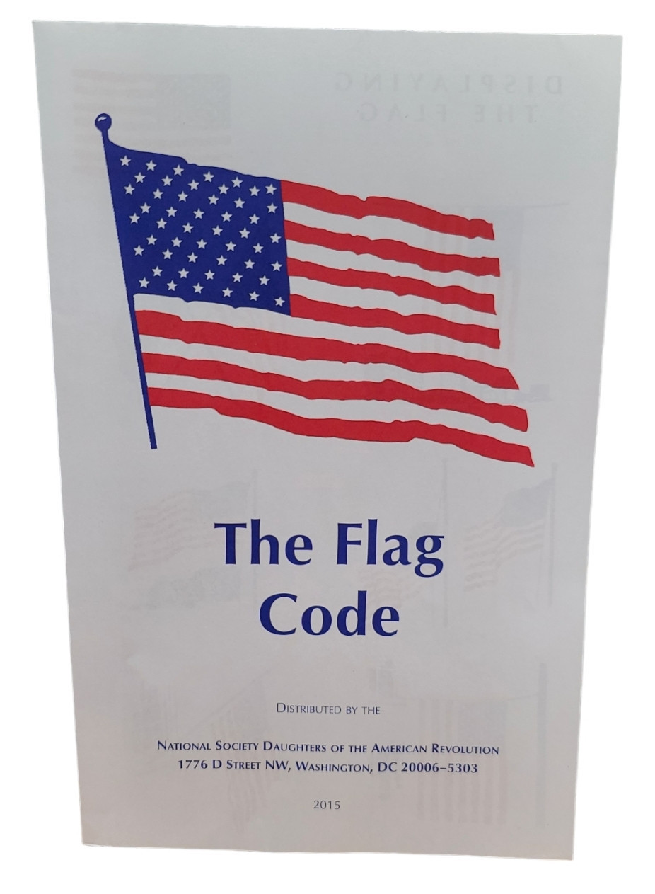 Flag Code Leaflet - DAR Shopping