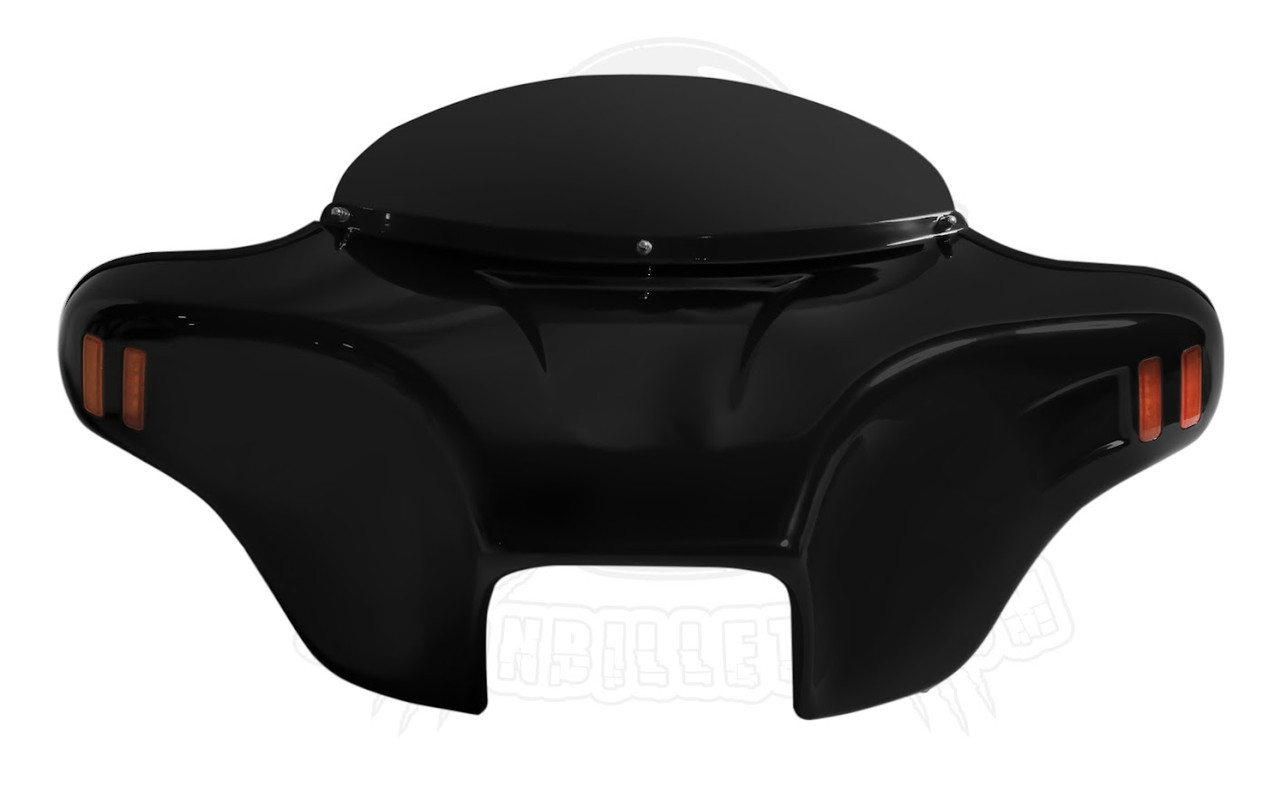 Painted Batwing Fairing Windshield Harley FLD Dyna Switchback 4X5" W ...