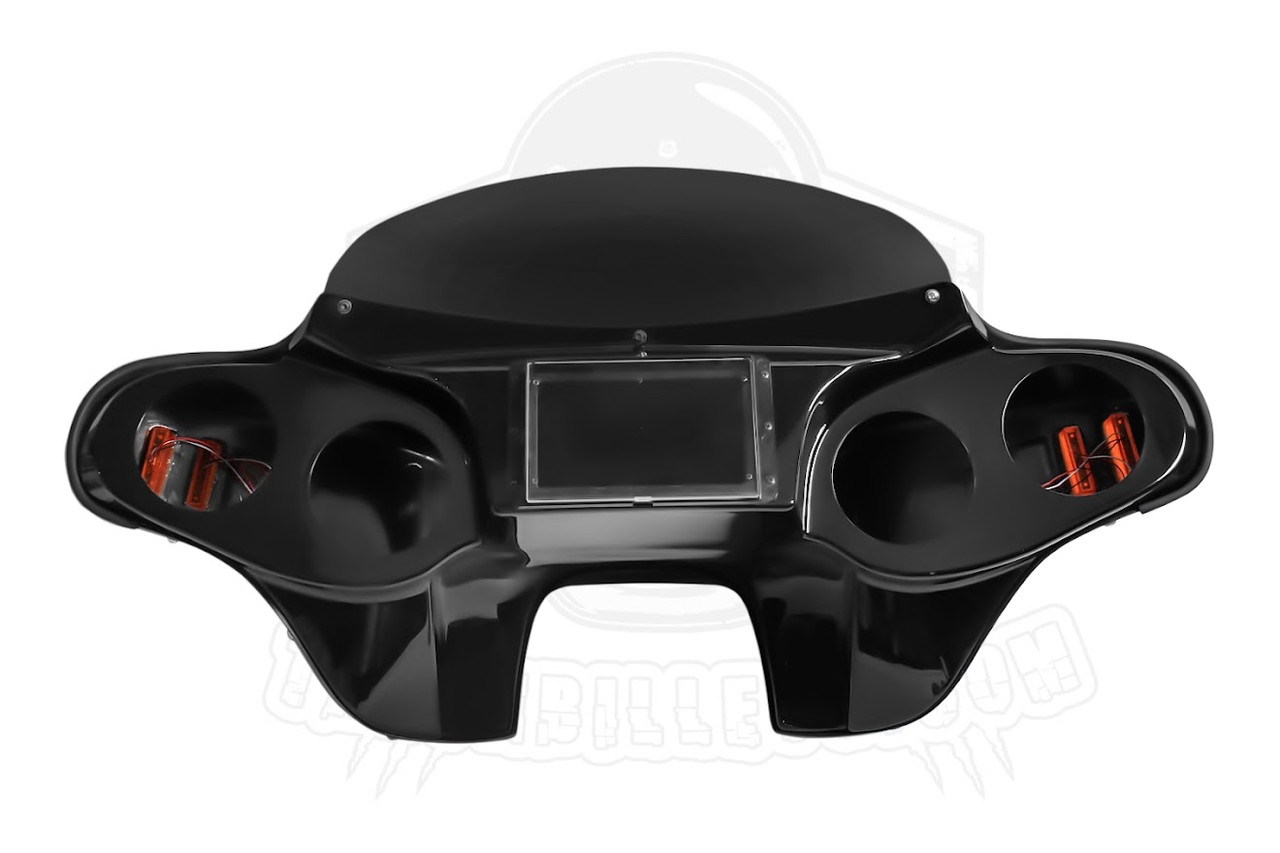 Painted Batwing Fairing Windshield for Harley Softail, Fatboy ...