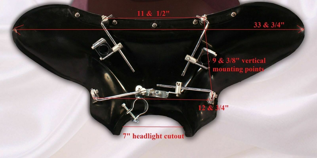 Painted ABS Batwing Fairing Windshield for Harley Sportster 883 Iron ...