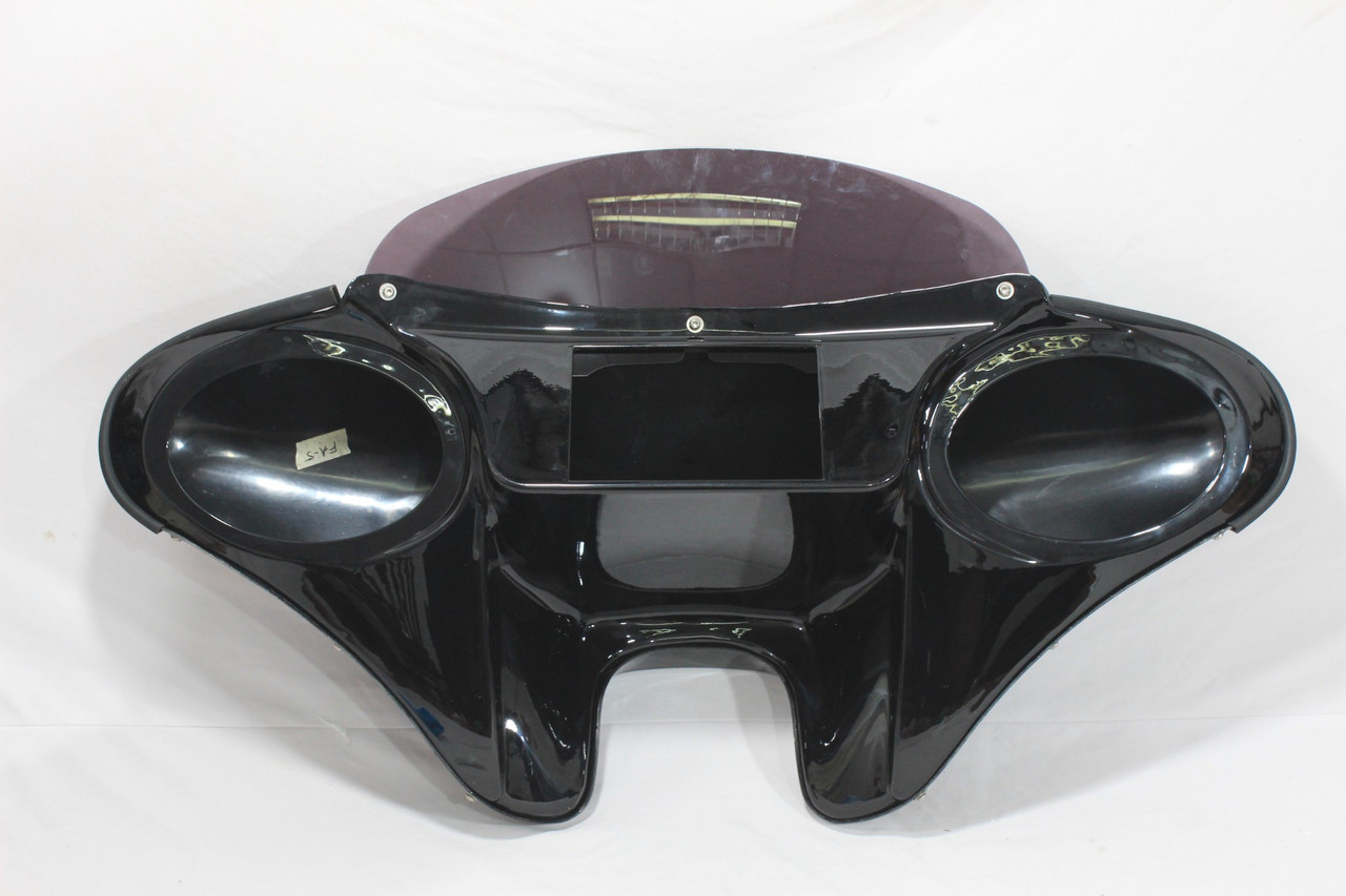 Painted Batwing Fairing Windshield for Harley Softail Rocker & Breakout ...