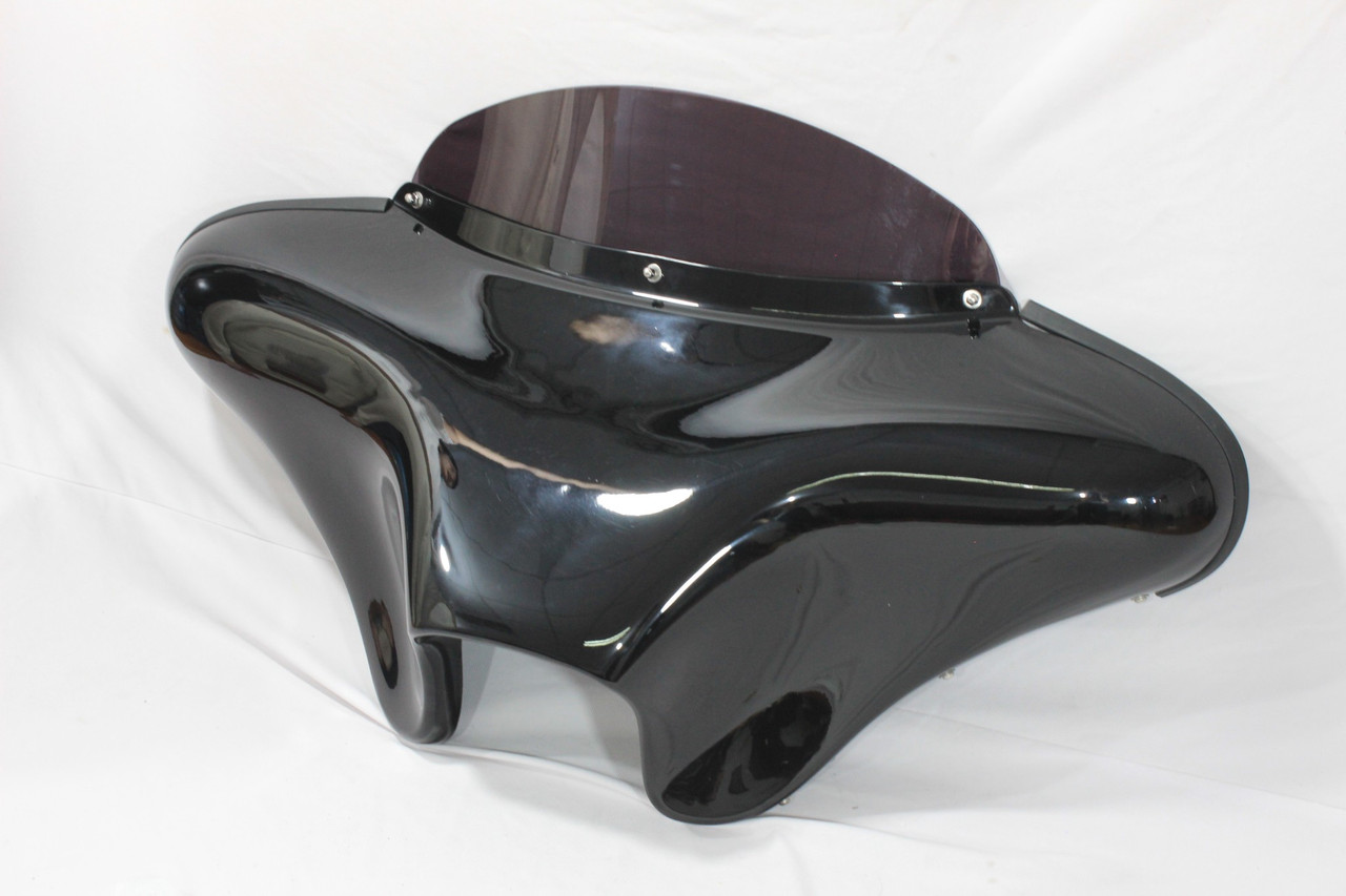 Painted Batwing Fairing Windshield for Harley Softail Rocker & Breakout ...