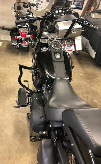 Detach Engine Guard Highway Crash Bar 4 Softail Heritage Fatboy Lo 00 ...