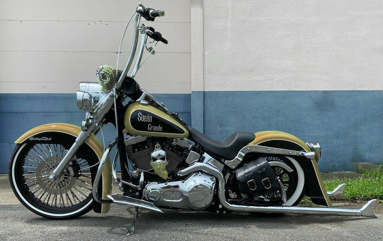 Cholo Harley-Davidson Heritage Classic Softail 21" FL Front & 6" Rear ...
