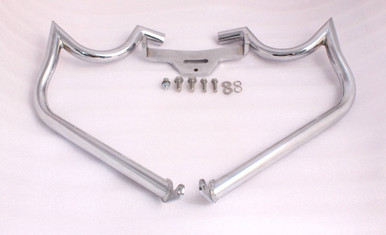 USA Engine Guard Highway Crash Bar for Harley Fat Boy & Softail ...