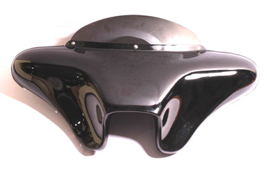 Painted Batwing Fairing Windshield for Harley Softail Custom Deuce ...