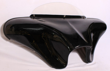 6.5'' HOLES BATWING PAINTED FAIRING WINDSHIELD 4 Softail Deuce FXSTD 00 ...