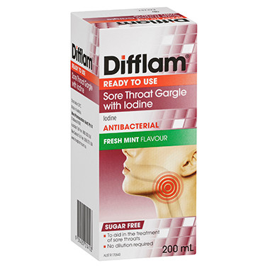 Difflam Mouth Gel Peppermint 10g | Blooms The Chemist
