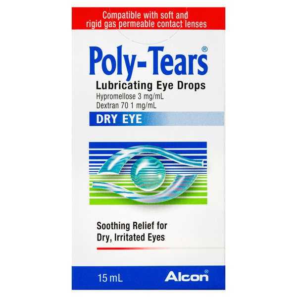 Poly Tears Eye Drops 15ml | Blooms The Chemist