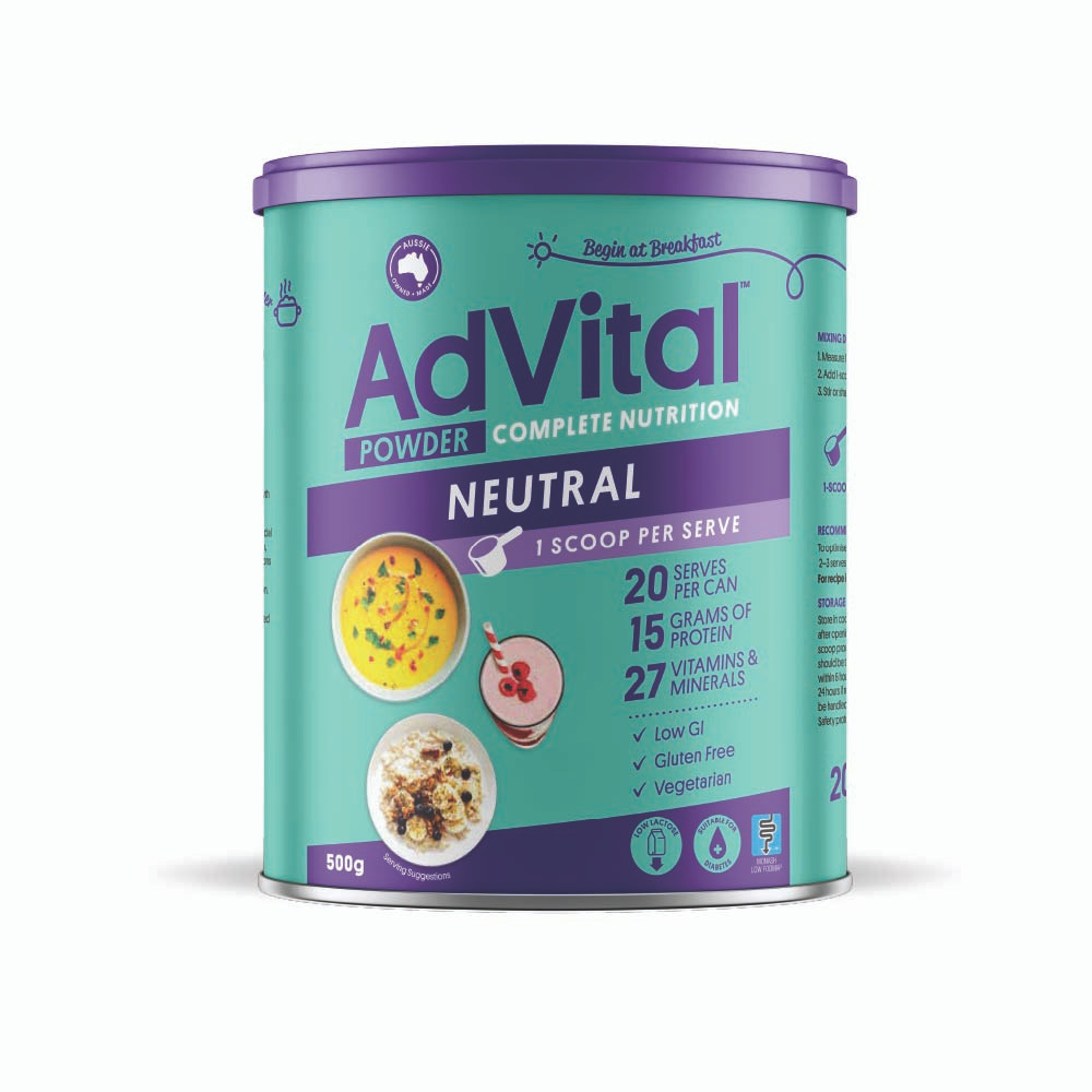Advital Nutritionally Complete Neutral Powder 500g | Blooms The Chemist
