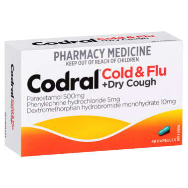 Codral Cold & Flu + Mucus Cough 24 Capsules | Blooms The Chemist