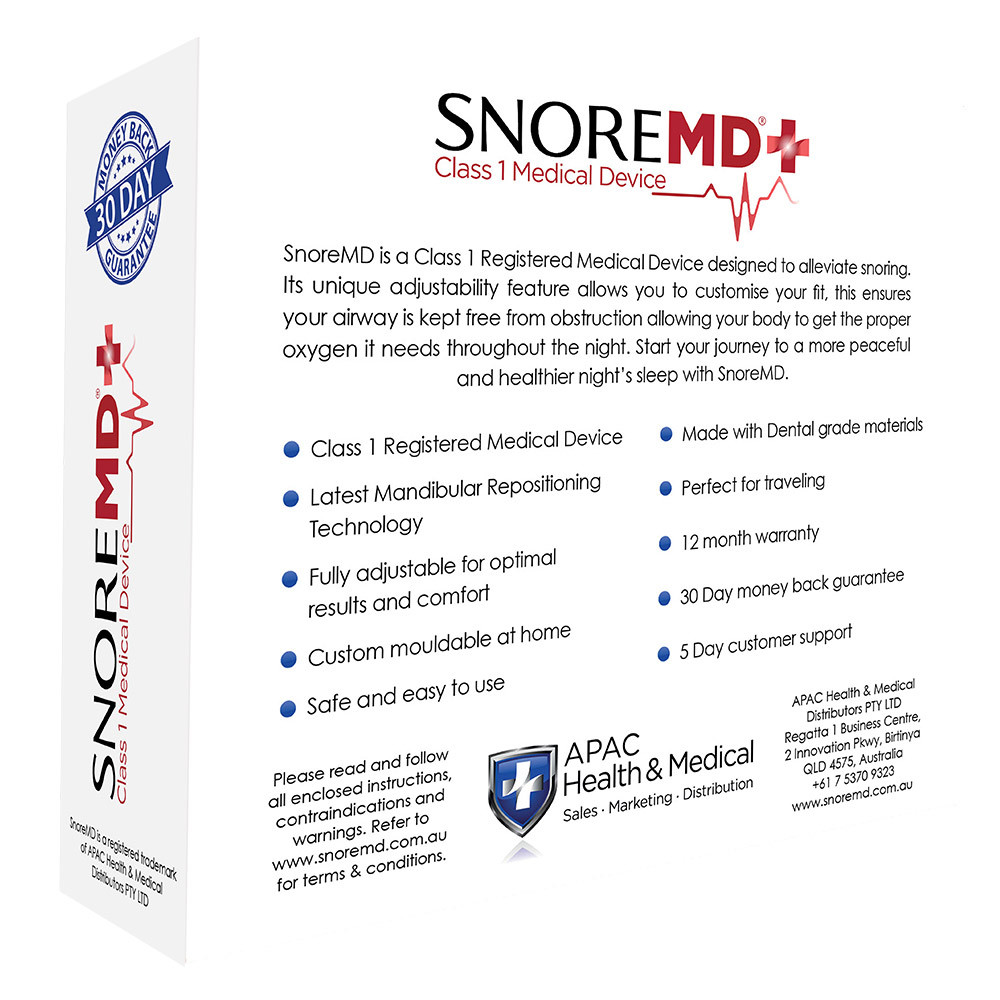 Snore MD Anti Snoring Mouth Guard | Blooms The Chemist