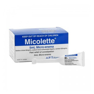 Micolette Micro Enema Tube 12pk | Blooms The Chemist