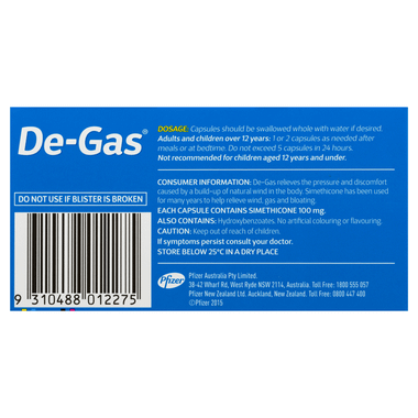 De Gas Capsules | Blooms The Chemist