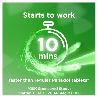 Panadol Rapid 500mg 16 Caplets | Blooms The Chemist