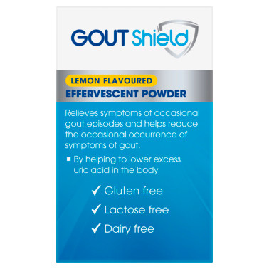 Gout Shield Effervescent Sachets 3.2g 28 Pack | Blooms The Chemist