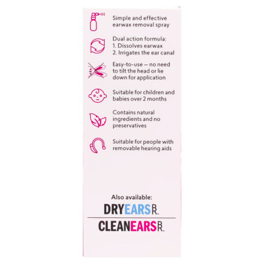Clean Ear Ear Wax Removal Kids 30ml | Blooms The Chemist