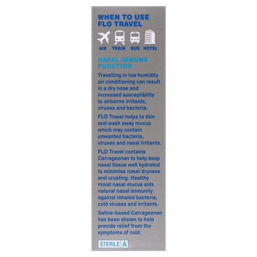 FLO Travel Nasal Spray 20ml | Blooms The Chemist