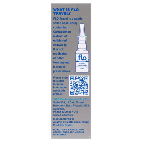FLO Travel Nasal Spray 20ml | Blooms The Chemist