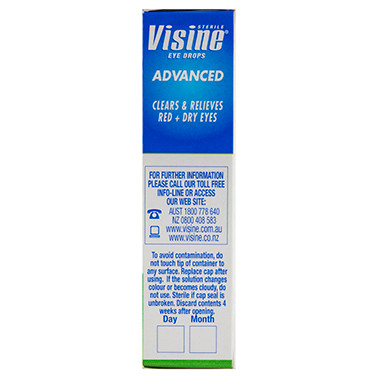 Visine Advanced Eye Drops 15mL | Blooms The Chemist