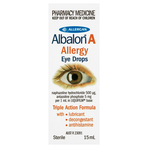 Albalon A Allergy Eye Drops 15mL | Blooms The Chemist