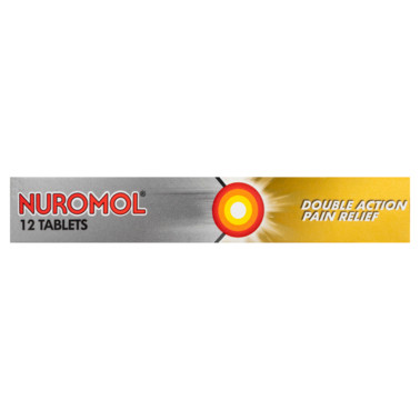 Nuromol 200mg Strong Pain Relief Tablets Ibuprofen/500mg Paracetamol 12 ...
