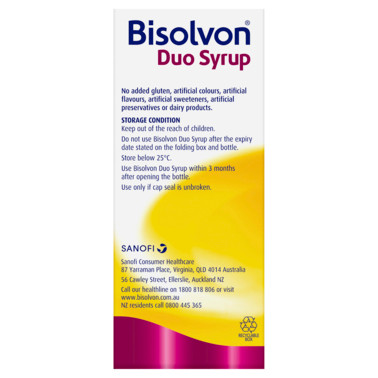 Bisolvon Duo Syp 100Ml | Blooms The Chemist