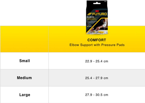Futuro Comfort Elbow Support with Pressure Pad Large | Blooms the Chemist