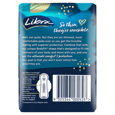 Libra Invis Pad Ext Long 10 X6 | Blooms The Chemist