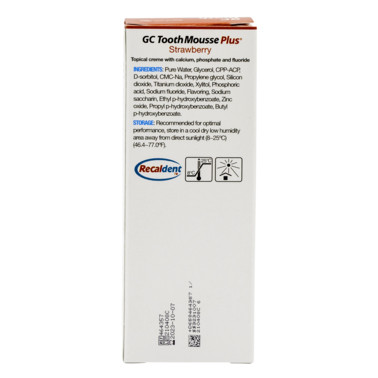 GC Tooth Mousse Plus Strawberry 40g | Blooms The Chemist