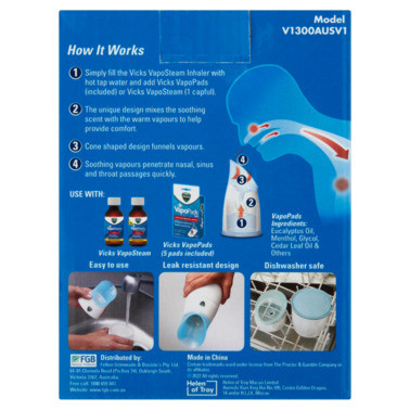 Vicks Vaposteam Inhl V1300 | Blooms The Chemist
