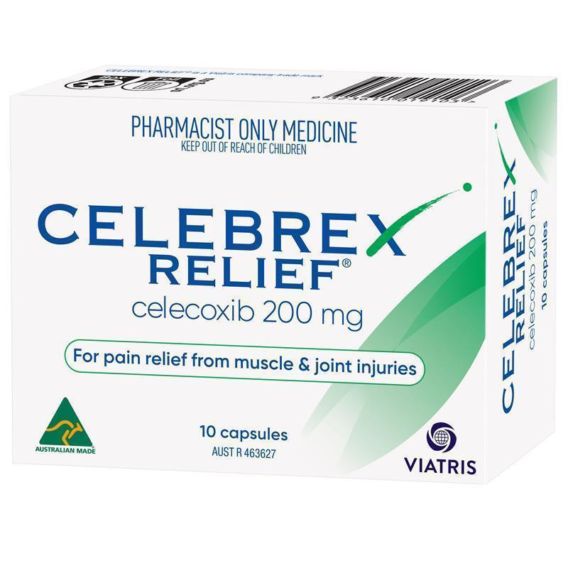 Celebrex Relief 200mg 10 Capsules | Blooms The Chemist