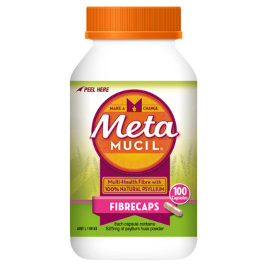 Metamucil Daily Fibrecaps 100 Capsules Capsules | Blooms The Chemist
