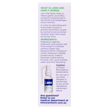 Larri Oral Reflux Spry 30Ml | Blooms The Chemist