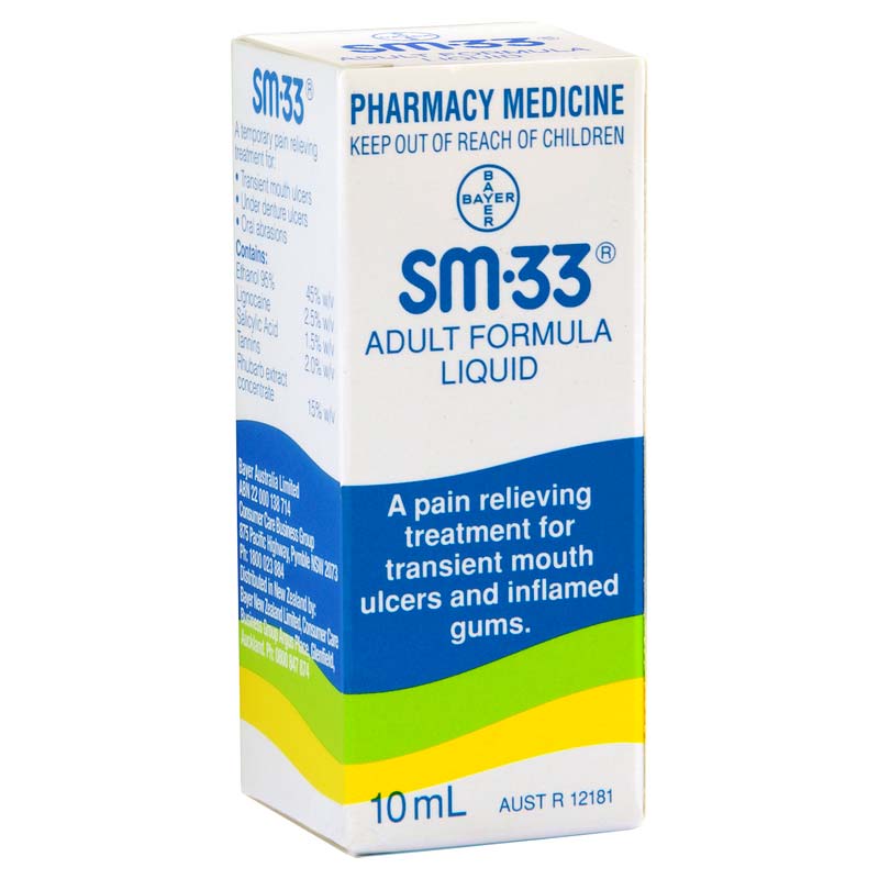 Sm 33 Liquid 10Ml | Blooms The Chemist