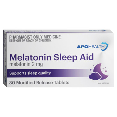 Apo Health Melatonin Sleep Aid 30 Tablets | Blooms The Chemist