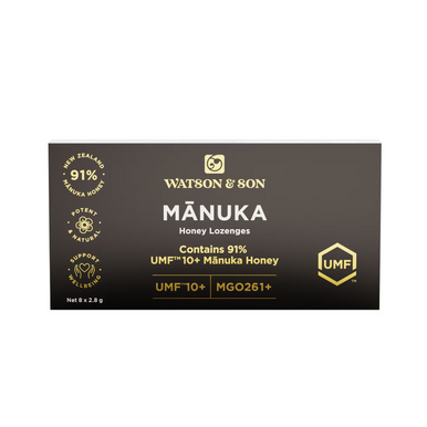 Watson & Son UMF 10+/MGO 261+ Manuka Honey 8 Lozenges | Blooms The Chemist