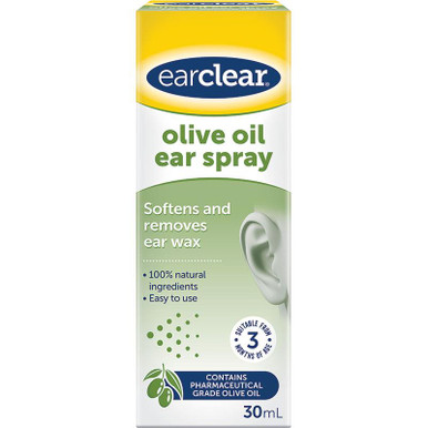 Ear Clear Olive Oil Ear Spray 30mL | Blooms The Chemist