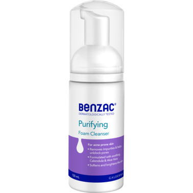 Benzac Daily Facial Foam Cleanser 130mL, For Acne-Prone Skin | Blooms ...